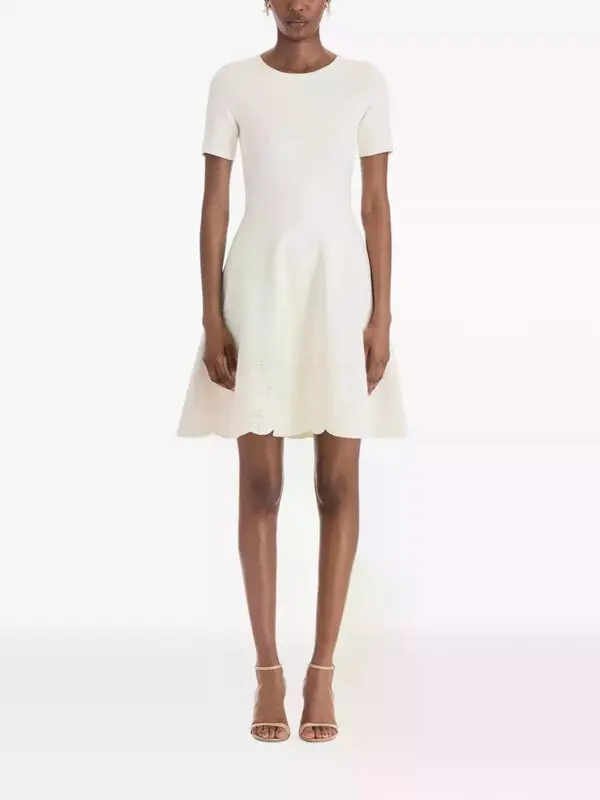 Oscar De La Renta Jacquard Mini Dress