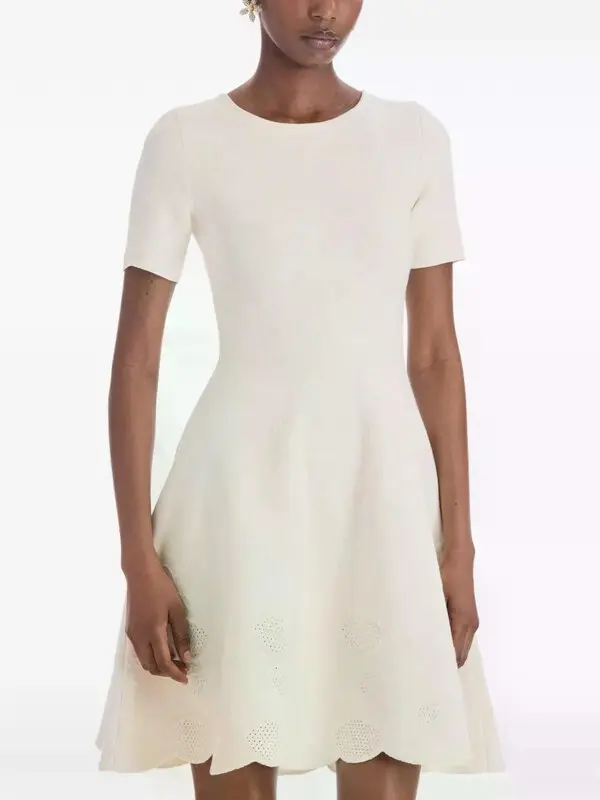 Oscar De La Renta Jacquard Mini Dress
