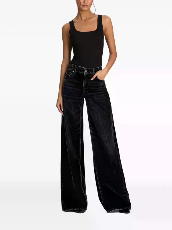 Alice + Olivia Amazing Low-rise Baggy Jeans