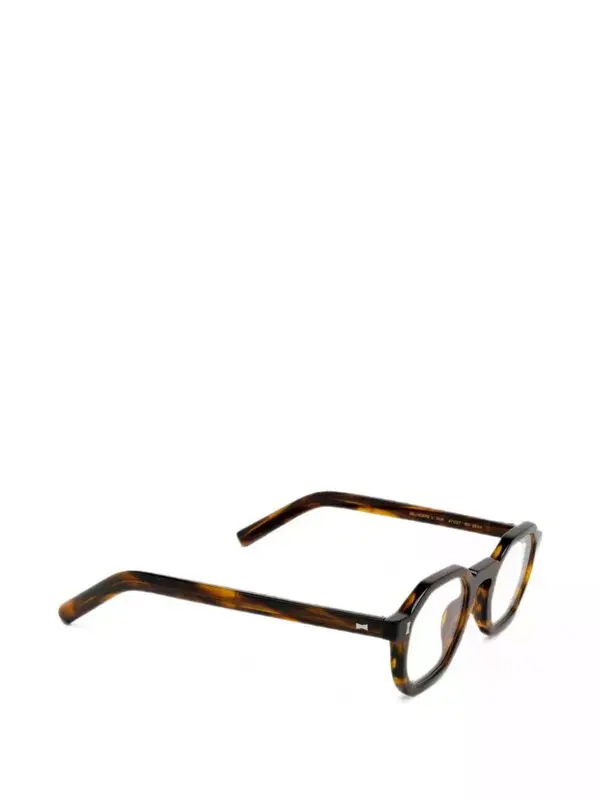 CUBITTS Belvedere Geometric-frame Glasses - Brown
