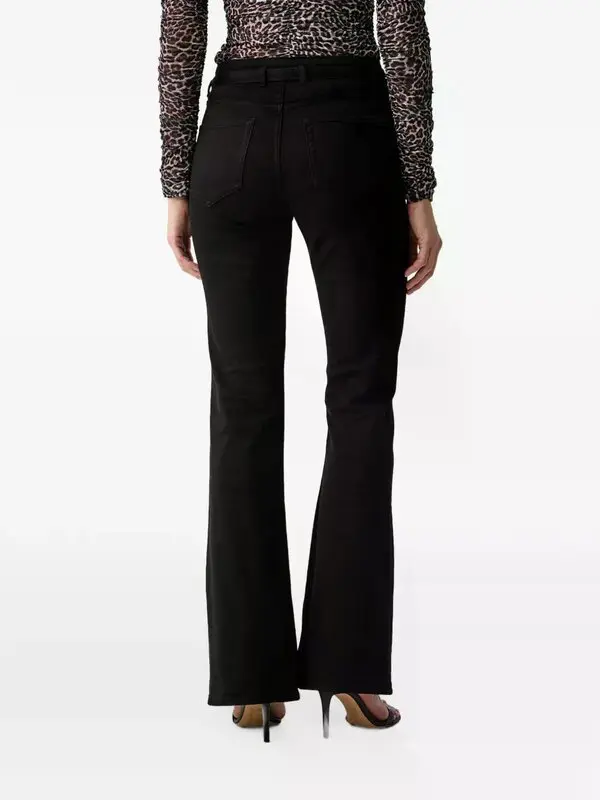 Pinko Logo-plaque Flared Jeans