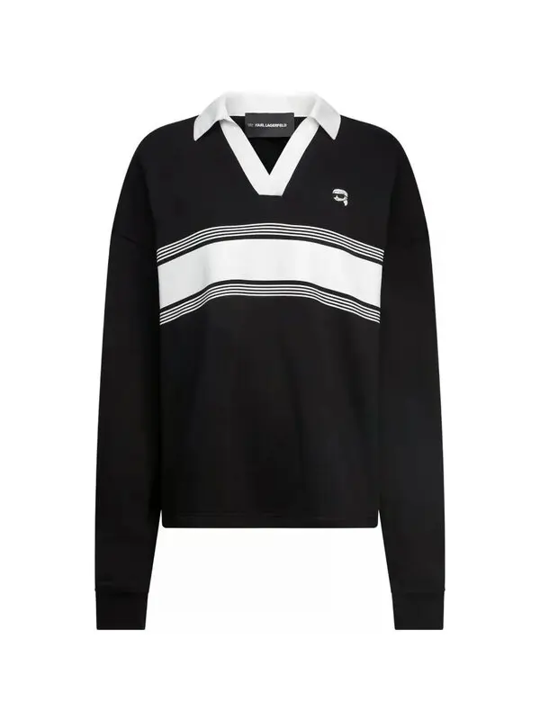 Karl Lagerfeld Ikon Sweatshirt - Black
