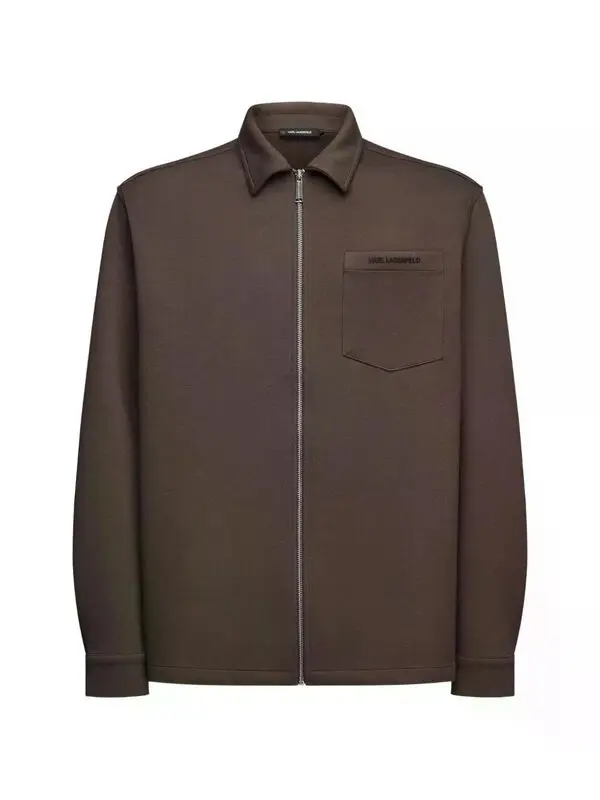 Karl Lagerfeld Chest Pocket Jersey Overshirt