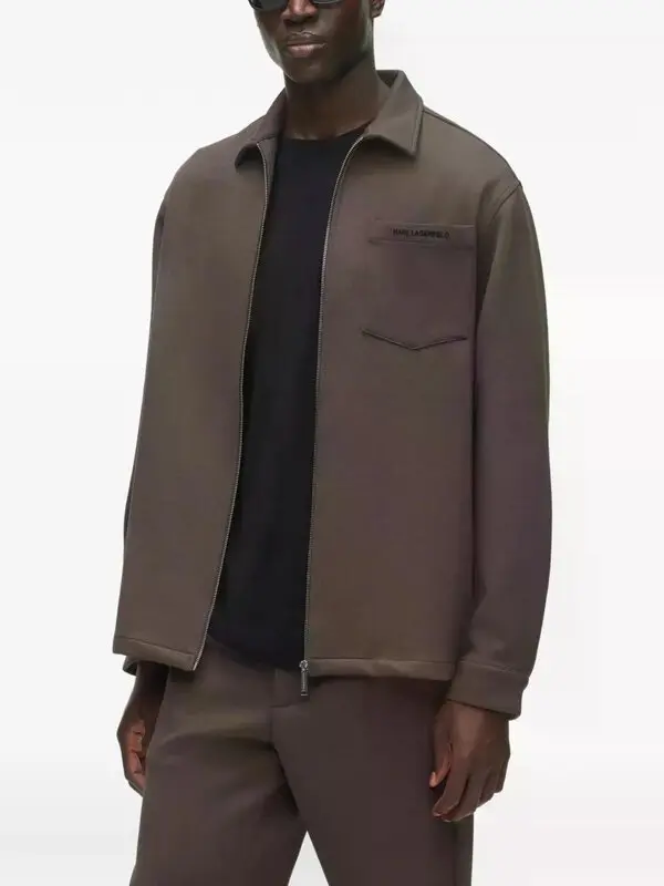 Karl Lagerfeld Chest Pocket Jersey Overshirt