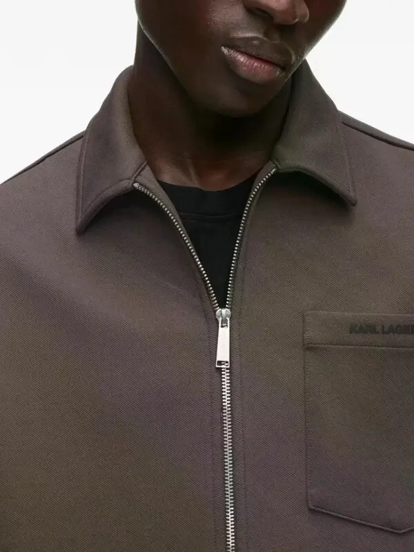Karl Lagerfeld Chest Pocket Jersey Overshirt