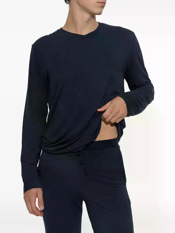 Hanro Long-sleeve V-neck Sweater