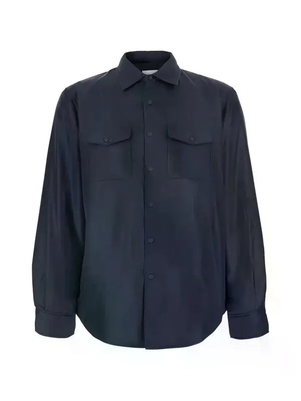 Aspesi 13 Piu Shirt Button-down Flap-pocket Jacket