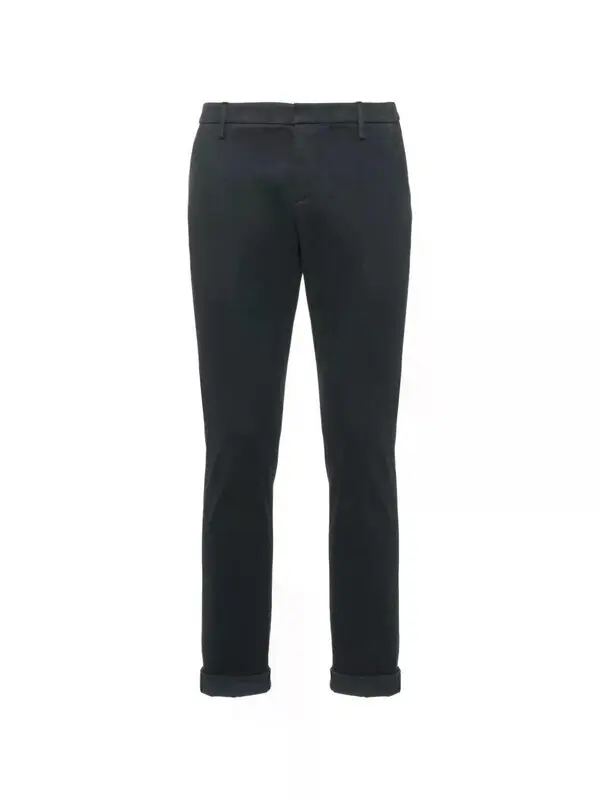 DONDUP Logo-plaque Turn-up Trousers