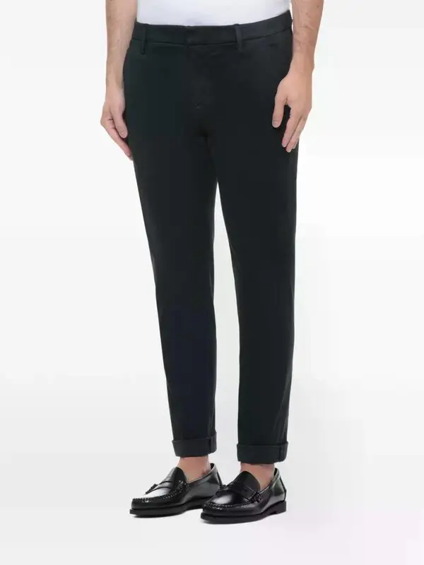 DONDUP Logo-plaque Turn-up Trousers