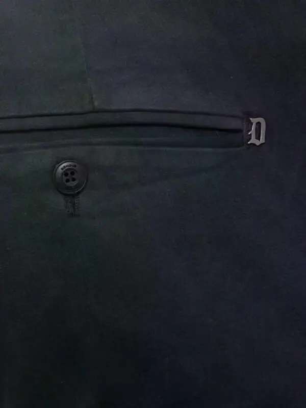 DONDUP Logo-plaque Turn-up Trousers