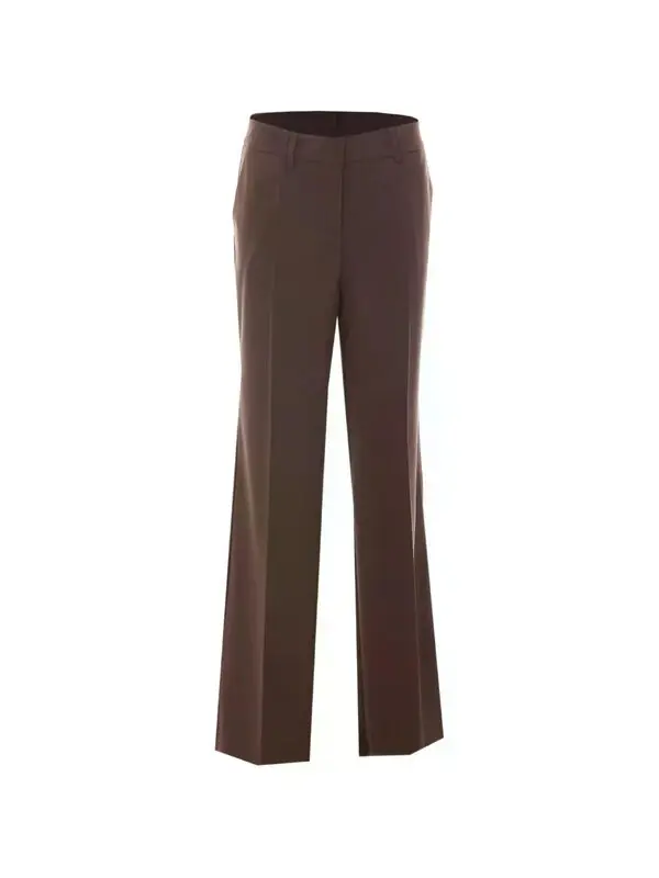 RUE DU BAC Straight-leg Trousers - Brown