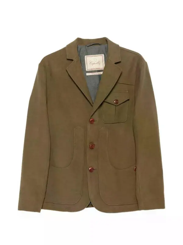 CAPALBIO Maremmana Button-fastening Blazer - Green
