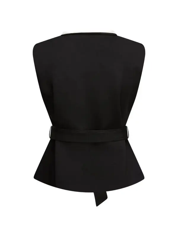 Karl Lagerfeld Contrast-lapel Waistcoat