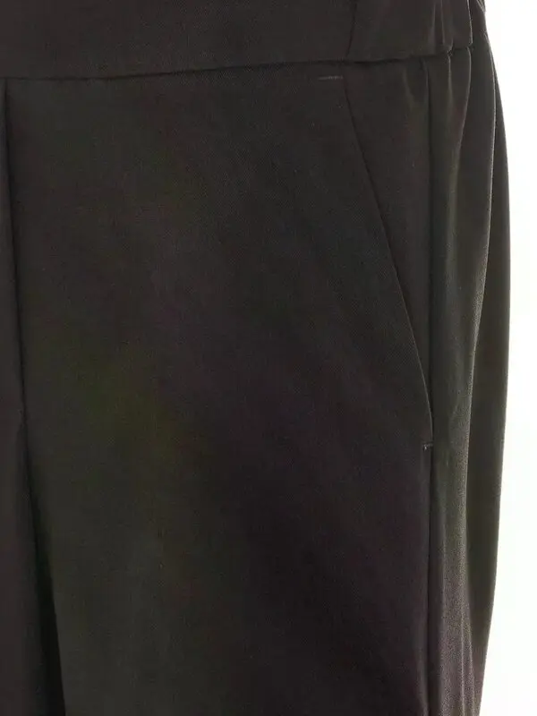 RUE DU BAC Elasticated-waist Wide-leg Trousers