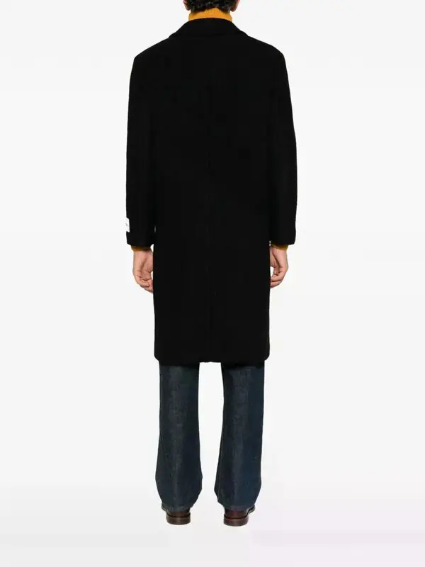AMISH SUPPLIES Logo-patch Single-breasted Coat