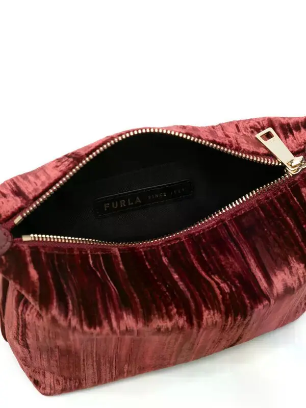 Furla Tonie Crinkled-effect Tote Bag