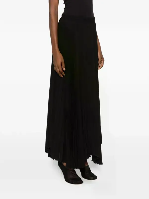 STYLAND Pleated A-line Maxi Skirt
