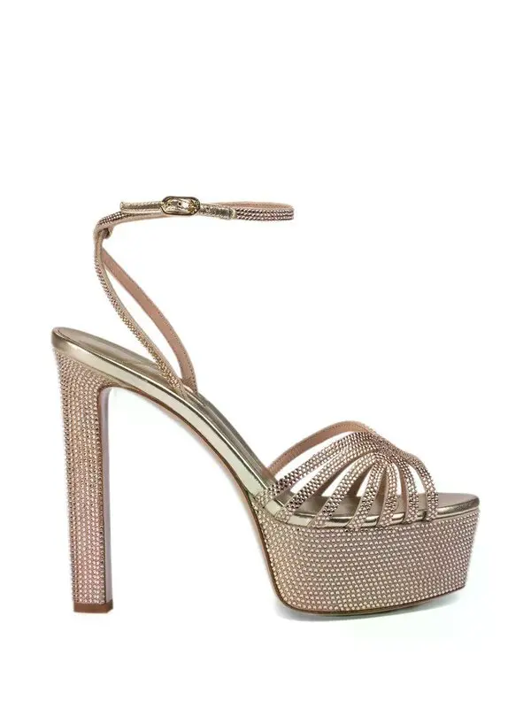 LE SILLA Embrace Crystal-embellished Platform Sandals