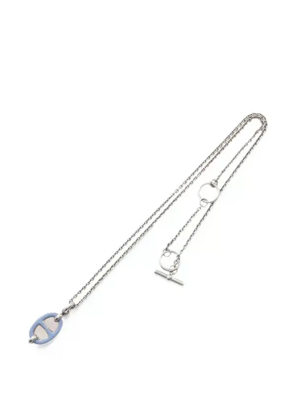 Hermès 2010s Chaîne D'ancre Mini Maillon Necklace