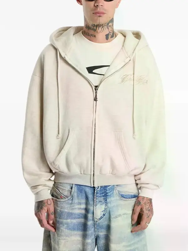 HELLSTAR Tattoo-logo Zip-up Hoodie