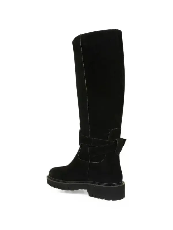 Valentino Garavani Vlogo Signature Split-leather Boot 40mm