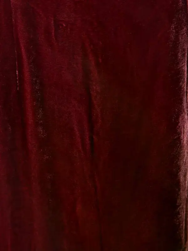 ROTATE BY BIRGER CHRISTENSEN Silk Velvet Strap Dress Dark