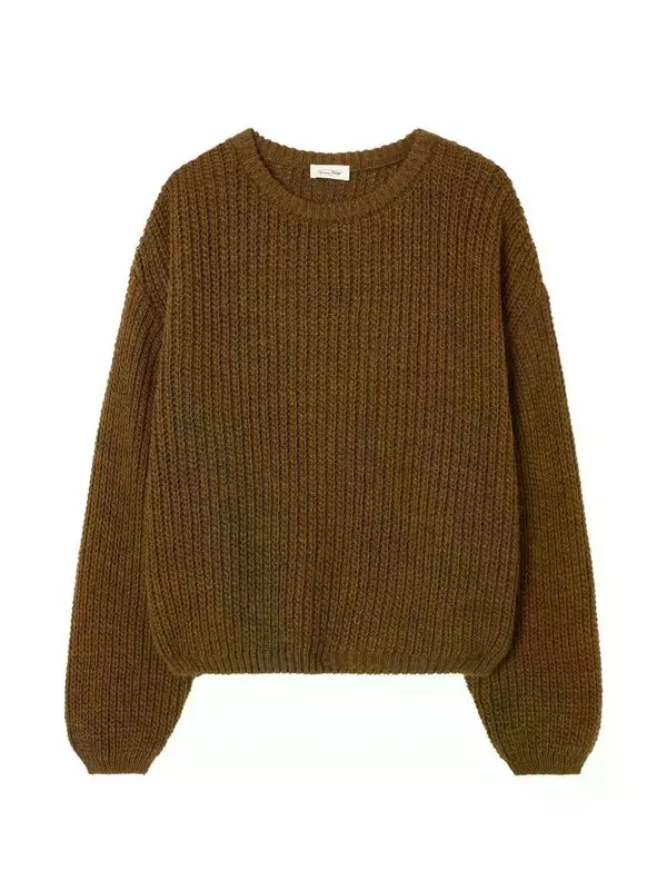 American Vintage Cyrow Ribbed-knit Sweater - Brown