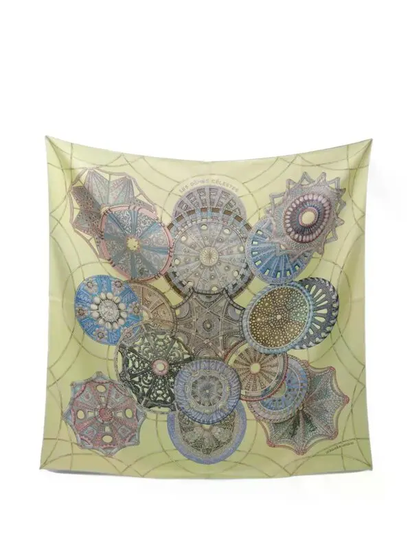 Hermès 2010s Les Dômes Célestes Scarf