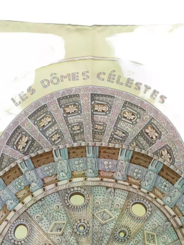 Hermès 2010s Les Dômes Célestes Scarf