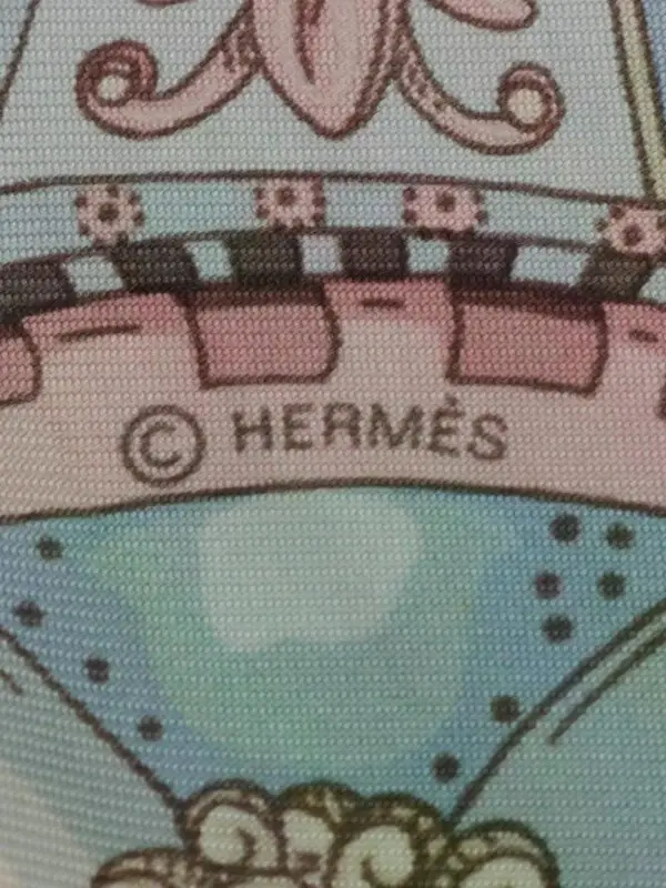 Hermès 2010s Les Dômes Célestes Scarf