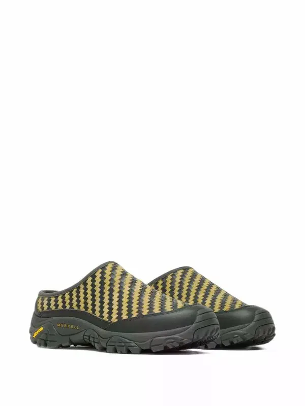 Merrell Moab 2 Woven Leather Mules - Grey