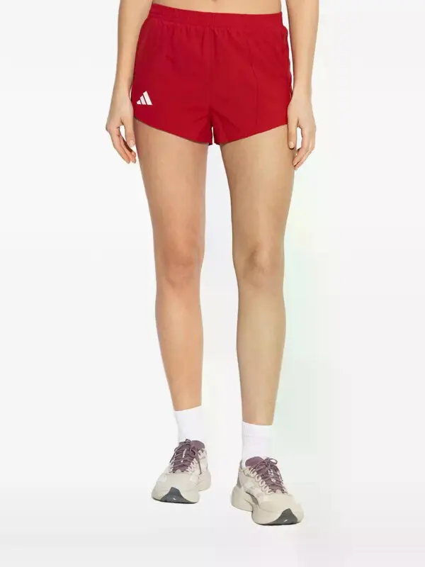 Adidas Adizero Logo-print Shorts