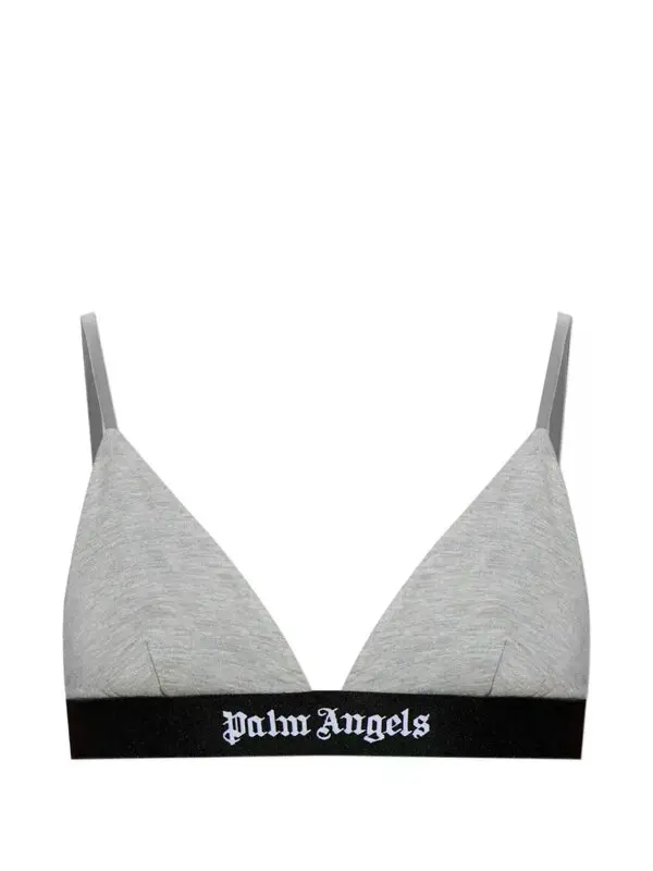 Palm Angels Logo-underband Triangle Bra