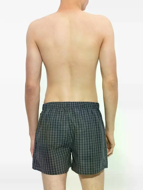 Hanro Checked Cotton Boxers