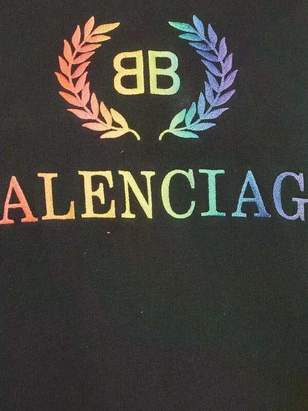 Balenciaga Logo-embroidered Oversized Hoodie