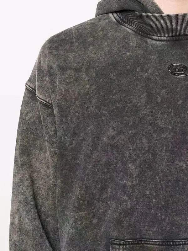 DIESEL® Acid-wash Pullover Hoodie