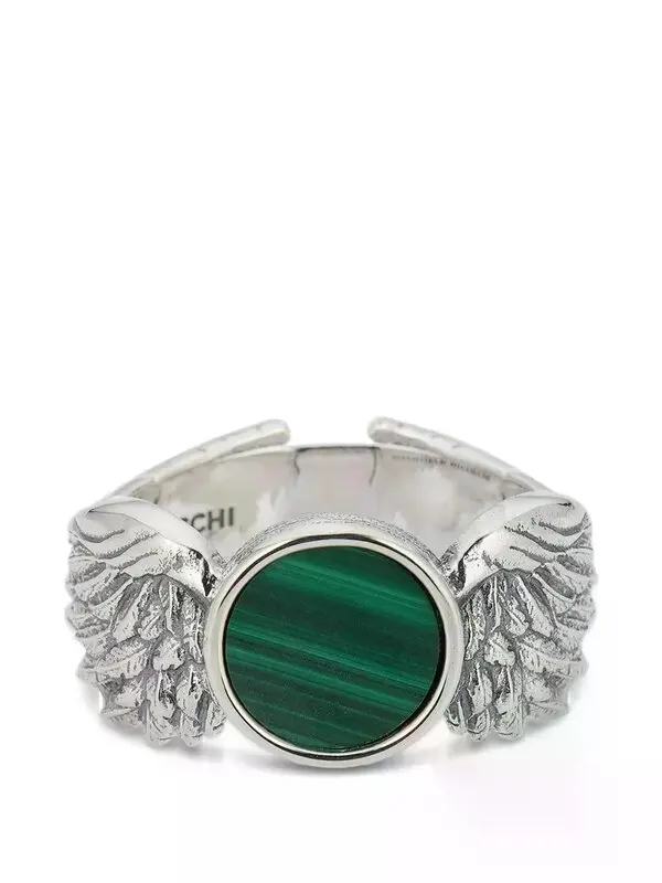 Emanuele Bicocchi Ala Malachite Sterling Ring