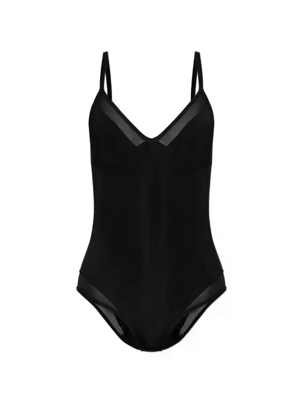HEIST Sheer-panelled Bodysuit