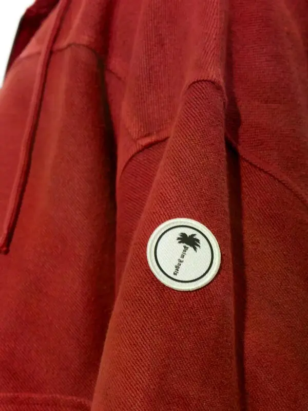 Palm Angels Palm Tree Zip Loose Hoodie