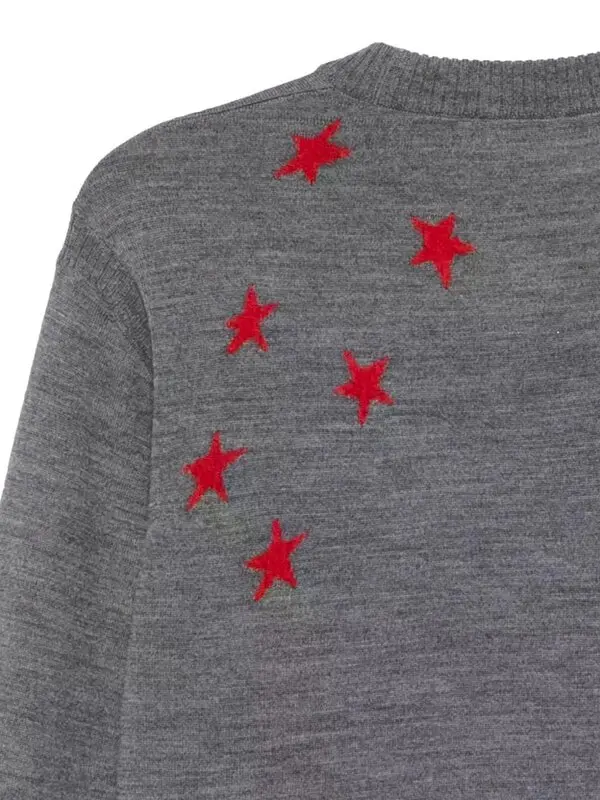 Undercover Star-intarsia Crew-neck Sweater