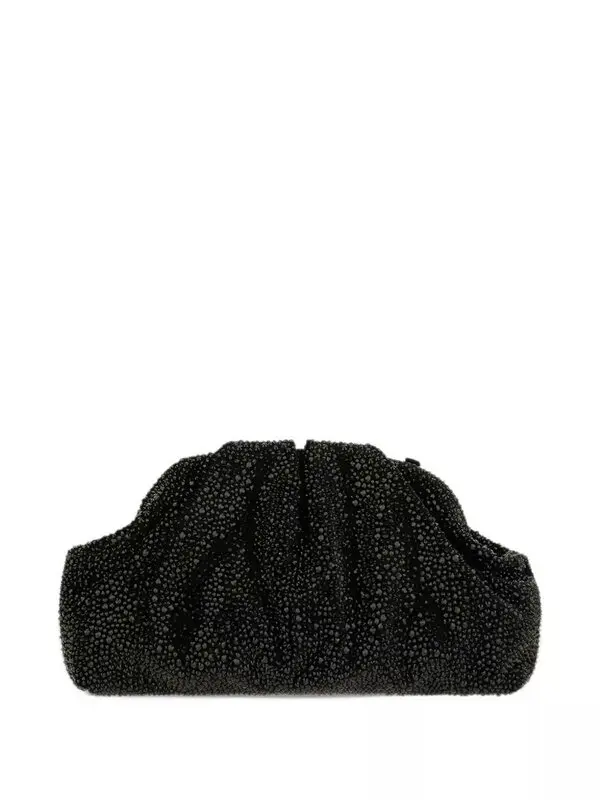 TWENTY FOURHAITCH Mirach Bead-embellished Ruched Shoulder Bag