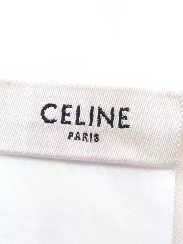 Celine 2010s Triomphe Silk Scarf