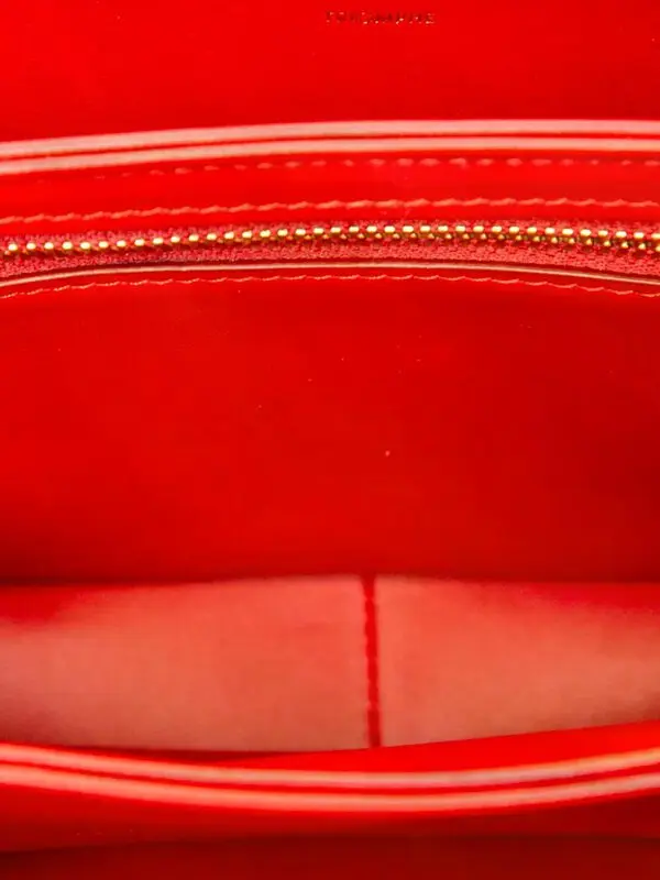 Celine 2024 Classique Shiny Calfskin Triomphe Crossbody Bag
