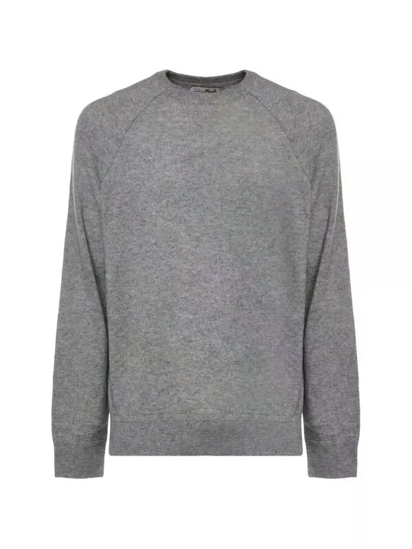 MC2 SAINT BARTH Bricklane Merino Wool And Cashmere Blend Crew-neck - Grey