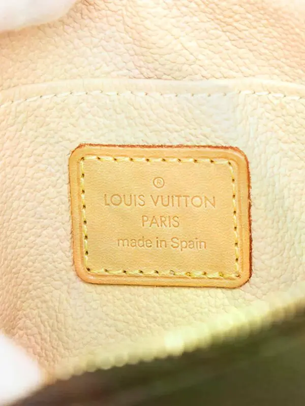 LOUIS VUITTON 2000 Monogram Cosmetic Pm Pouch - Brown