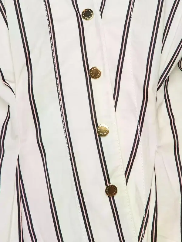Sandro Striped V-neck Shirt