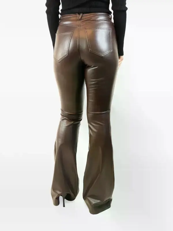 Veronica Beard Beverly Flare Trousers - Brown