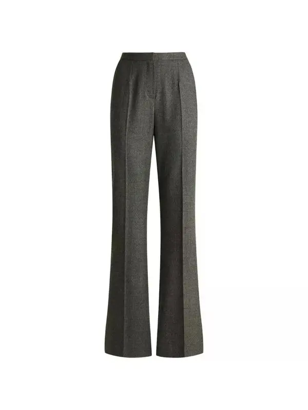 Kiton Pressed-crease Flared Trousers