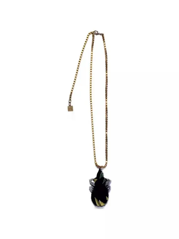 Stella Jean Crystal-embellished Pineapple Necklace
