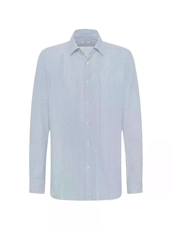 Kiton Striped Cotton Shirt